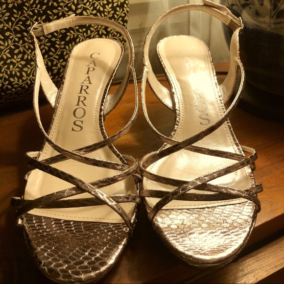 Caparros | Shoes | Caparros Zaida Gold String Sandals 95 | Poshmark